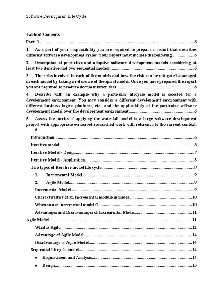 SDLC Assignment | PDF | Agile Software Development | Software ...
