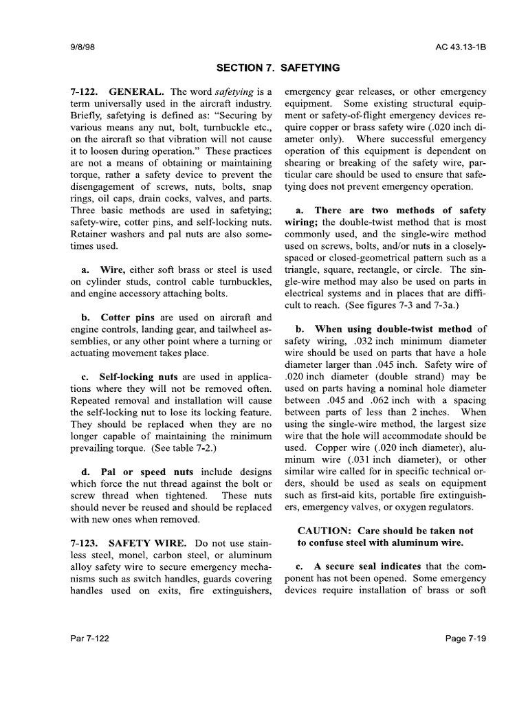 Safety Wire | PDF