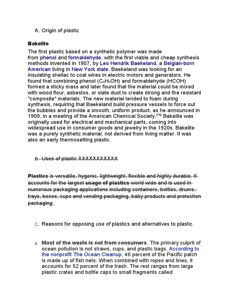 The State of Anti Plastic Campaign,' The Law, Its Effects and ...
