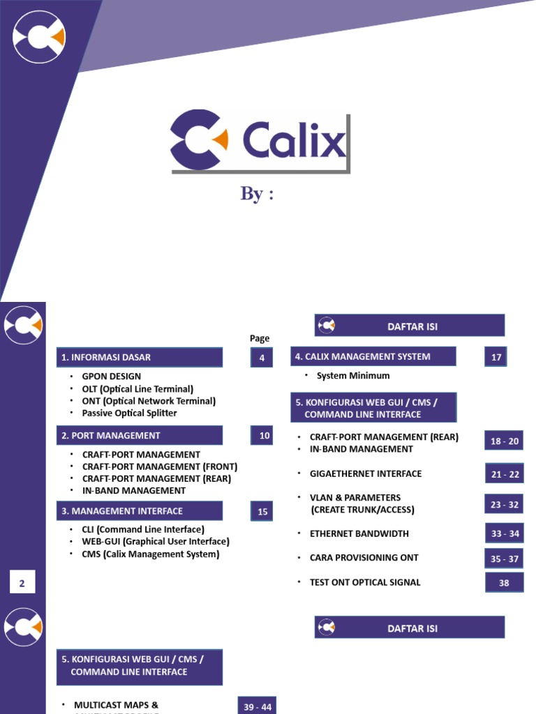 CALIX | PDF | Komputer