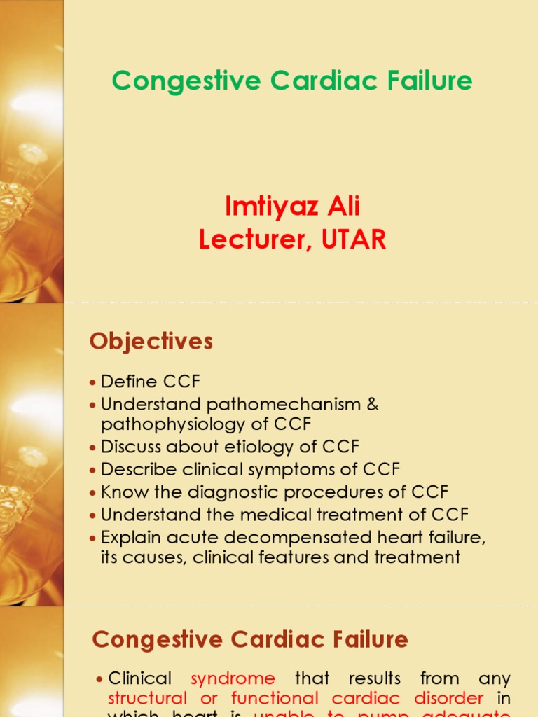 Congestive Cardiac Failure | PDF | Heart Failure | Heart
