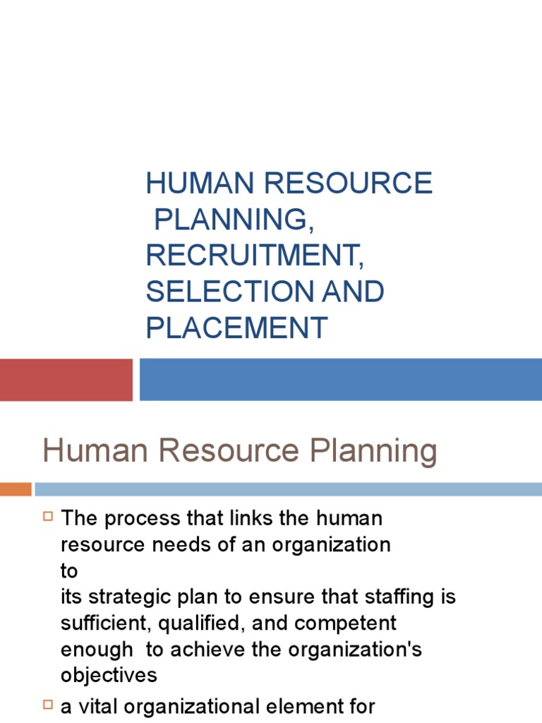 3.6 - Selection, Placement, Training and Development. | PDF | Human ...