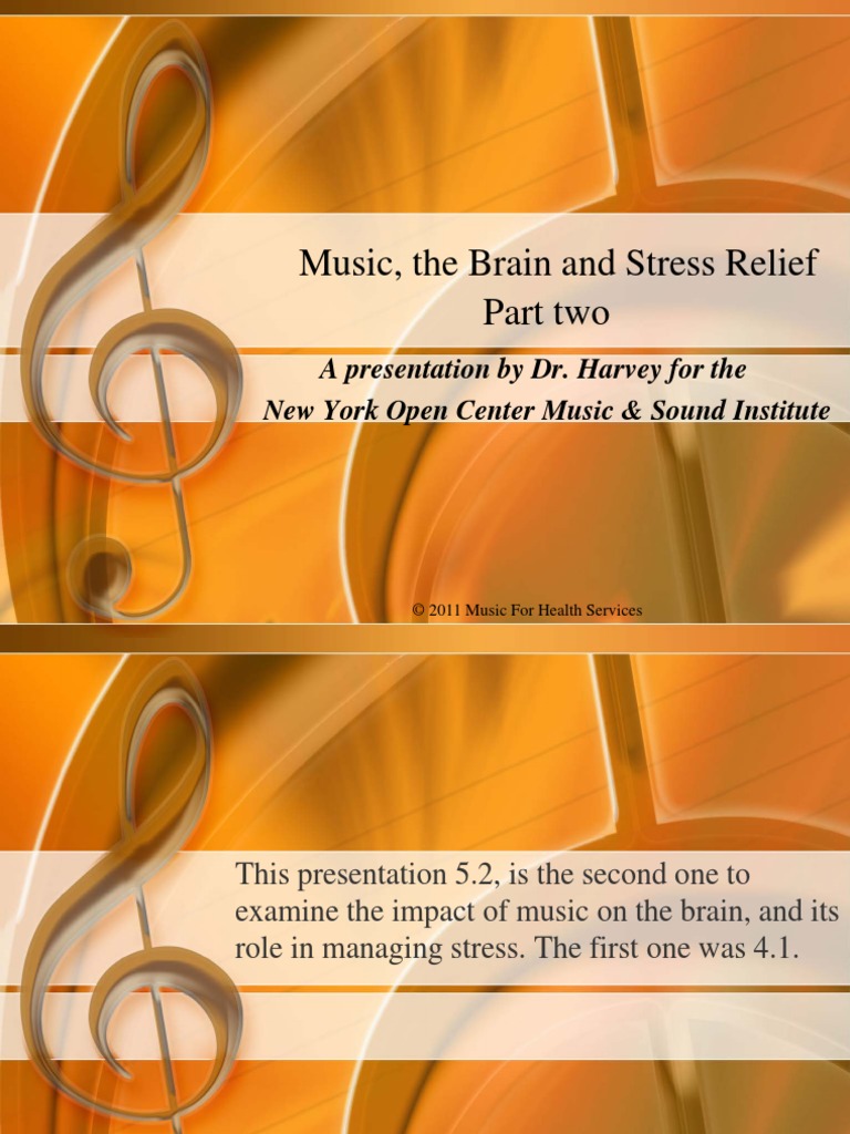 Music Brain and Stress Relief | PDF | Stress (Biology) | Relaxation ...