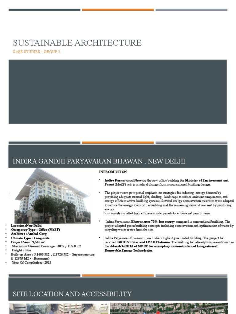 Sustainable Architecture: Case Studies - Group 5 | Download Free PDF ...