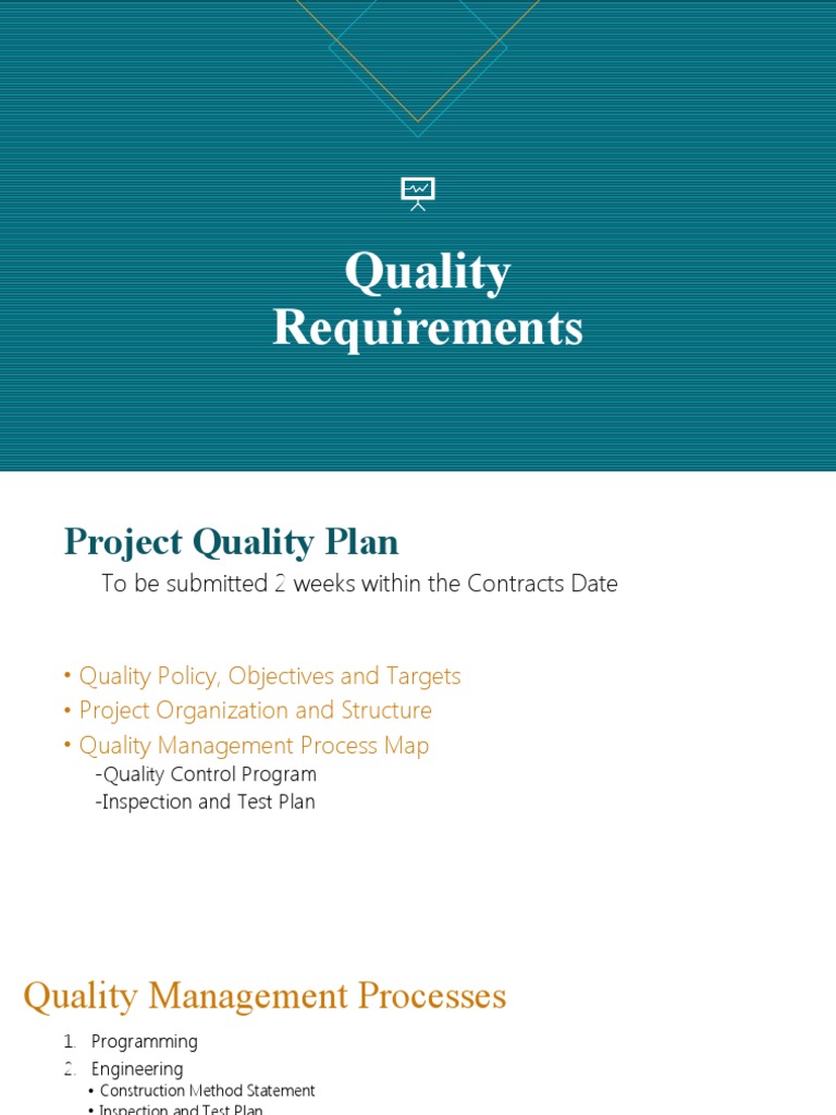 Quality Requirements | PDF