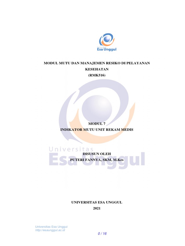 MODUL RMK516 Perkuliahan Sesi 7 | PDF