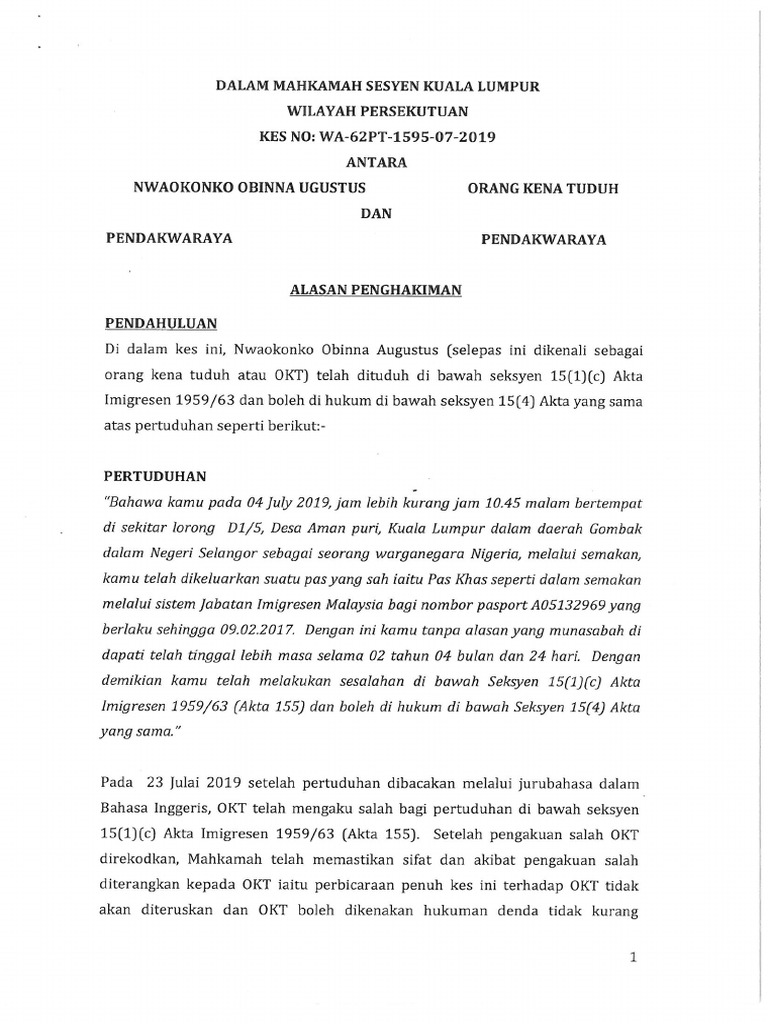Alasan Obinna | PDF Alasan Obinna | PDF