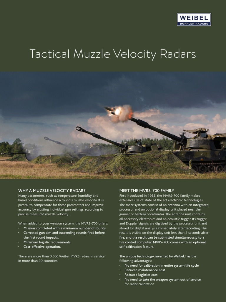 Tactical Muzzle Velocity Radars: Why A Muzzle Velocity Radar? Meet The ...