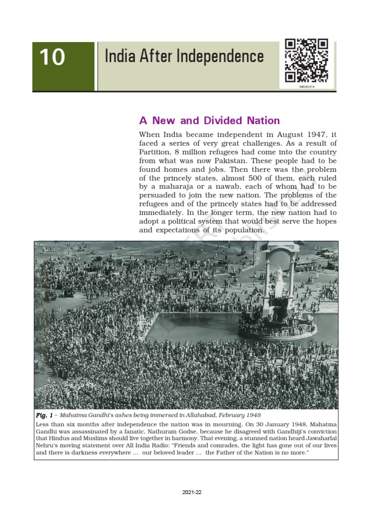 India After Independence: A New and Divided Nation | PDF | Non Aligned ...