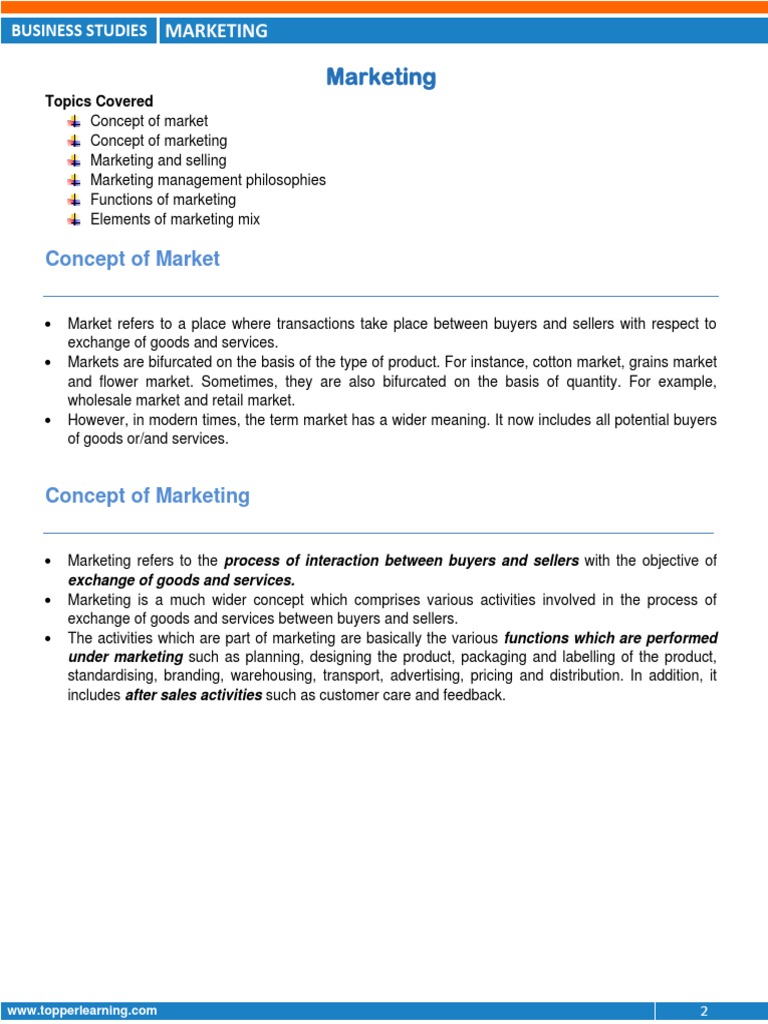 Basics of Marketing | PDF | Marketing | Demand