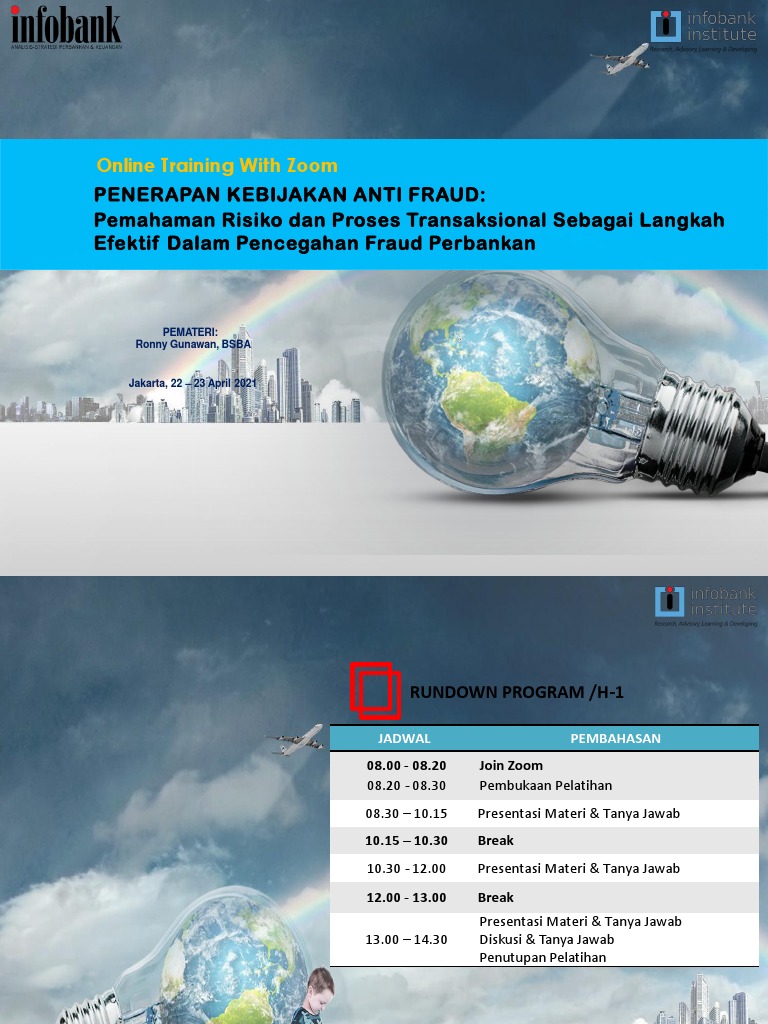 Materi Penerapan Kebijakan Anti Fraud 22 23 April 2021 Pdf