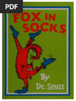 Fox in Socks Book | PDF | Dr. Seuss | Books