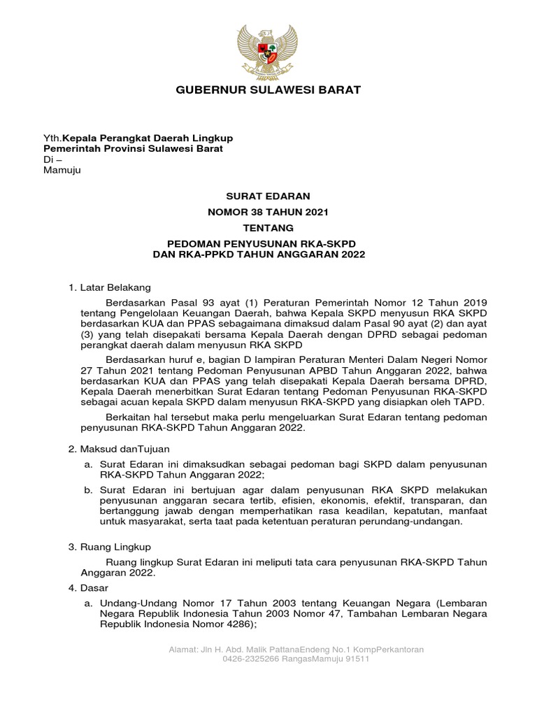 Pedoman Penyusunan Perubahan Rka - 2022 | PDF | Bisnis | Pengelolaan ...