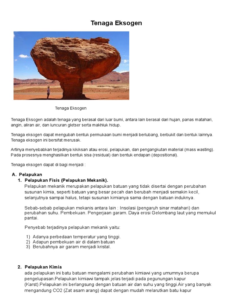 Tenaga Eksogen | PDF