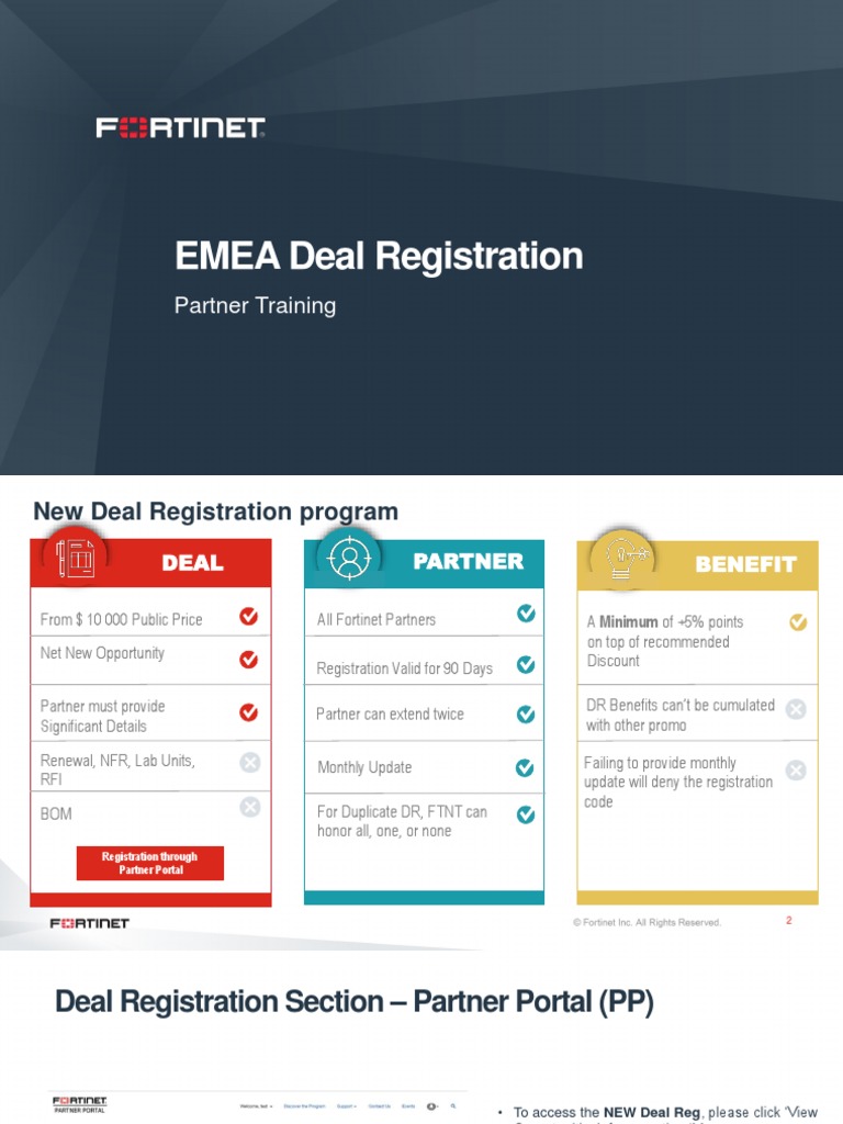 EMEA Deal Registration Partner Training: A Comprehensive Guide to ...