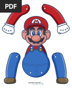 Ben's Paper Puppets - Jeffy Paper Puppet Template © Ben Stanley 2024 | PDF