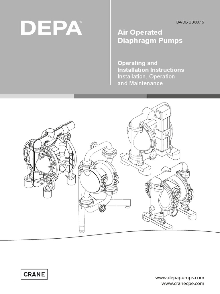DEPA Air Pump Service Manual | PDF | Pump | Valve