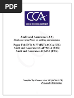 ACCA F8 Mock Exam Questions | PDF | Going Concern | Audit