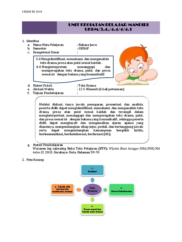 TEKS DRAMA UKB BJ 4 Fix | PDF