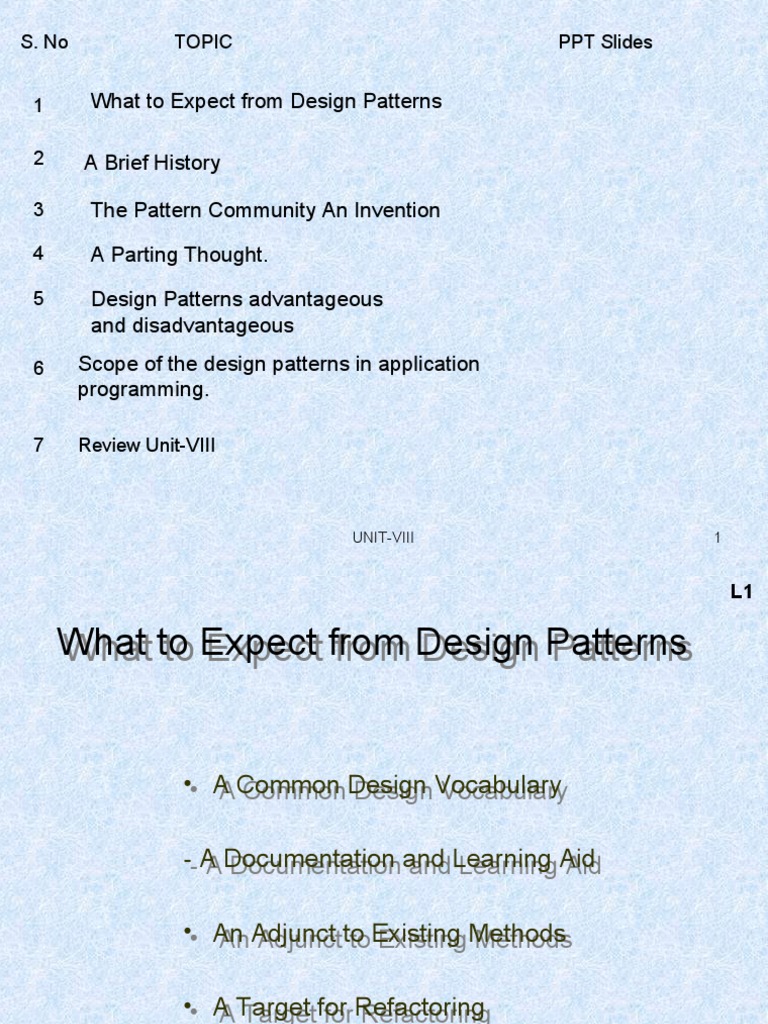 Understanding Design Patterns in Software | PDF | Software Design ...