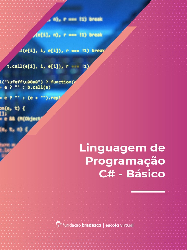 E Book | PDF | C Sharp (linguagem de programação) | Linguagem de ...