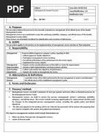 Management Review Procedure | PDF | Business | Technology & Engineering