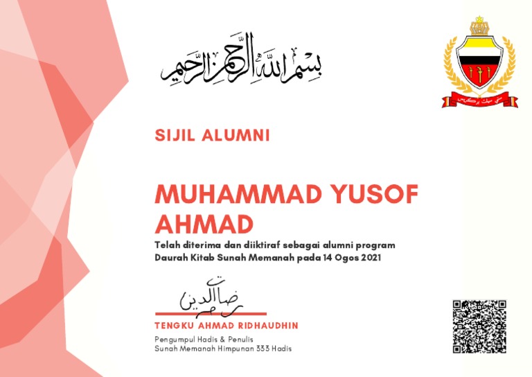 Muhammad Yusof Ahmad | PDF
