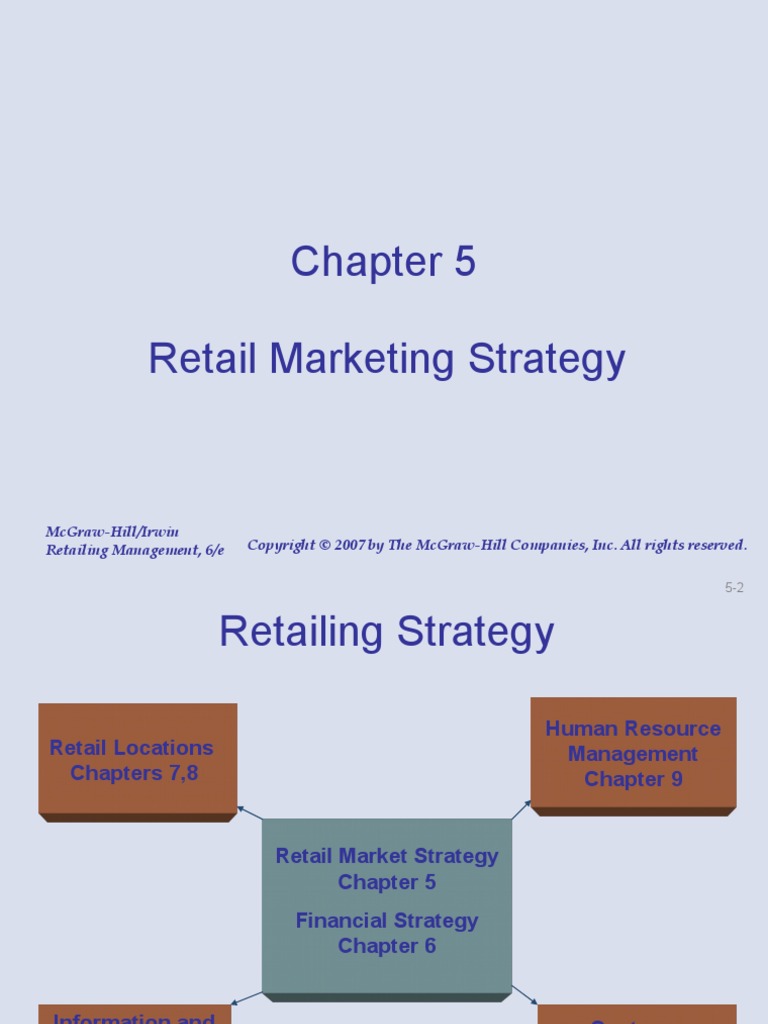 Retail Marketing Strategy: Mcgraw-Hill/Irwin Retailing Management, 6/E ...