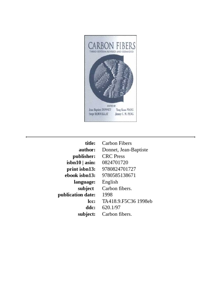 Carbon Fibers | PDF | Polymers | Polymerization