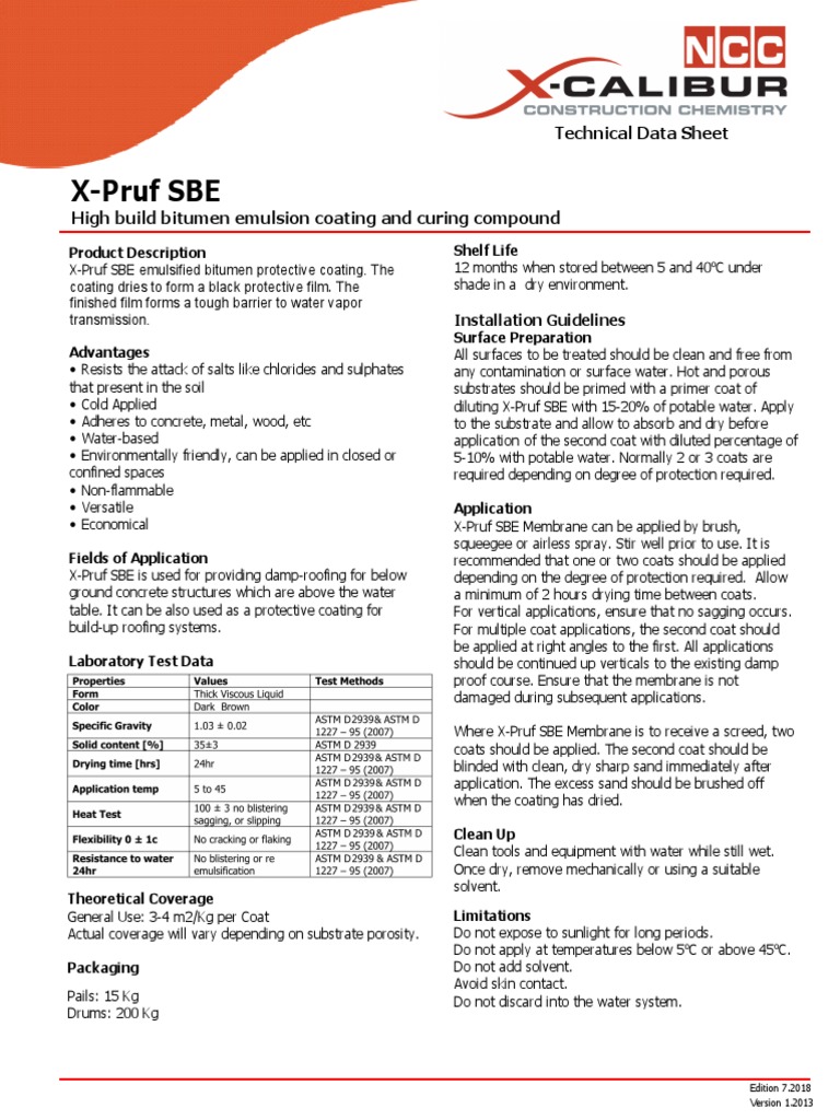 X - Pruf SBE | PDF | Water | Materials