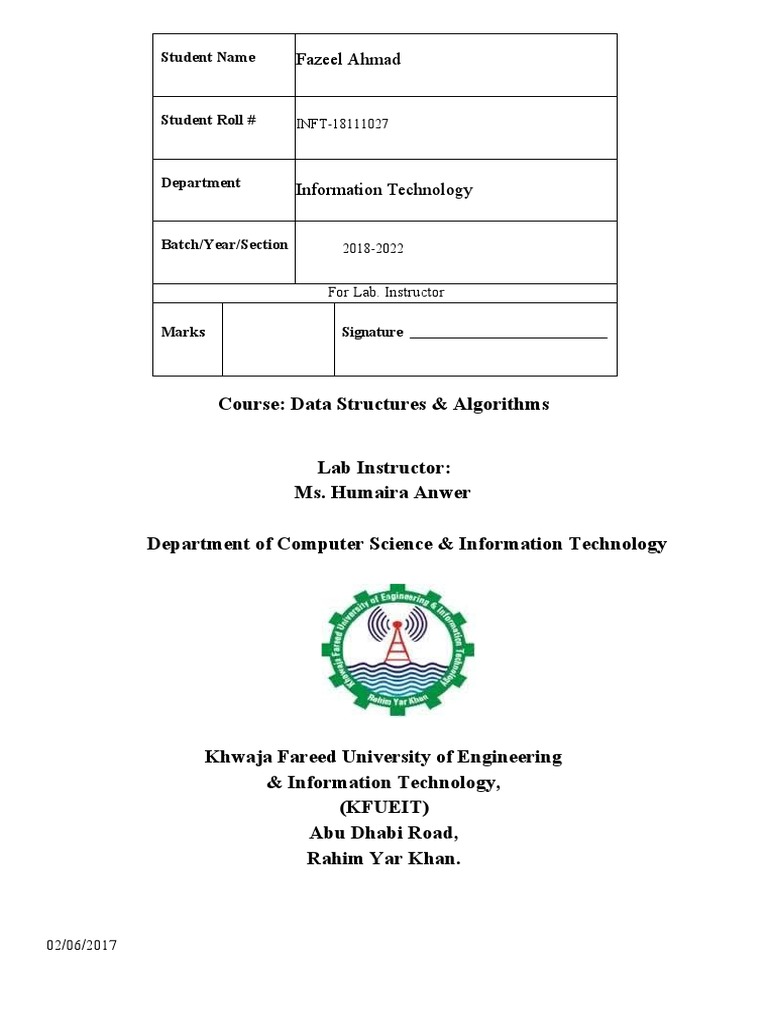 Lab Manual 13 DSA | PDF | Computer Science | Information Retrieval