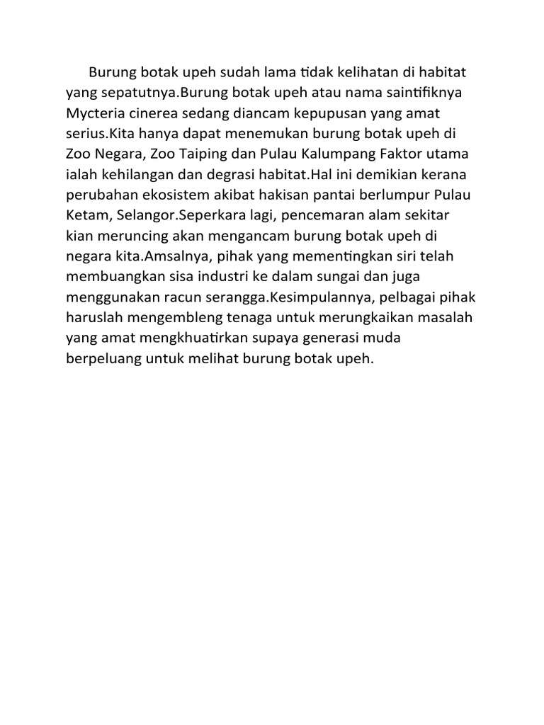 Burung Botak Upeh | PDF | Griya & Taman | Sains & Matematika