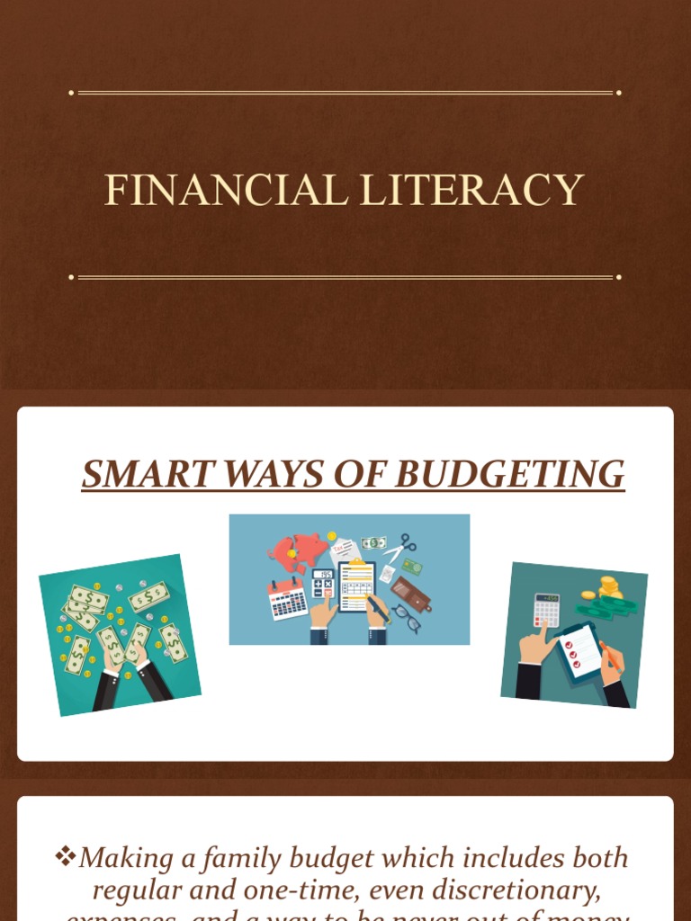 Lesson 1. Financial Literacy | PDF | Saving | Investing
