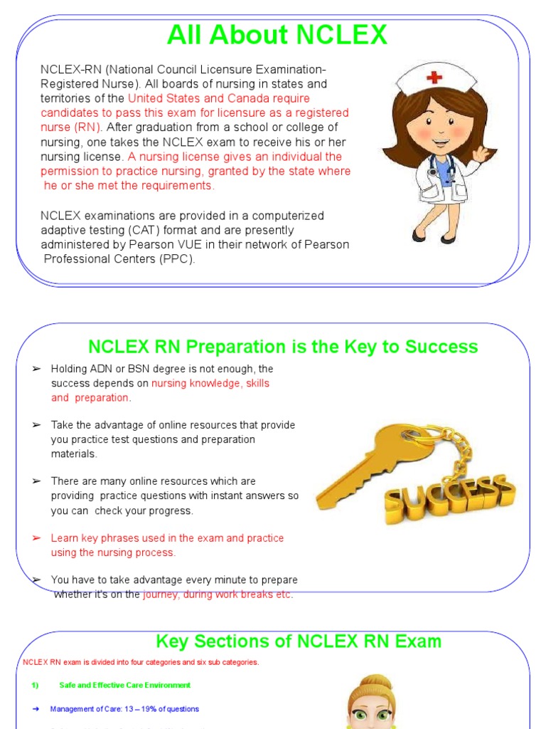 NCLEX Exam Guide: Tips & Preparation | PDF | National Council Licensure ...