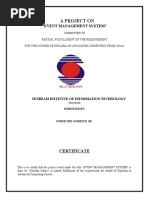 College Event Management Project Report | PDF