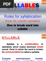 Spelling Rules | PDF | Syllable | Consonant