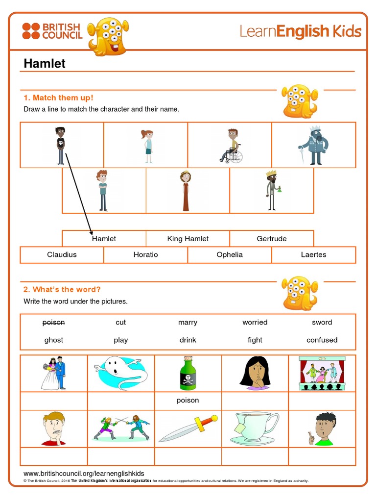 Shakespeare Hamlet Worksheet | PDF | Hamlet | Works Based On Literature Shakespeare Hamlet Worksheet | PDF | Hamlet | Works Based On Literature