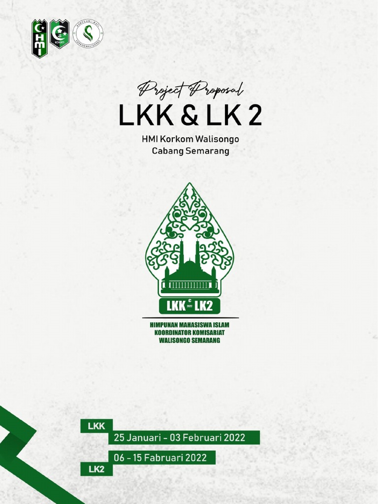 REVISI Proposal LKK & LK2 HMI Korkom Walisongo Semarang | PDF