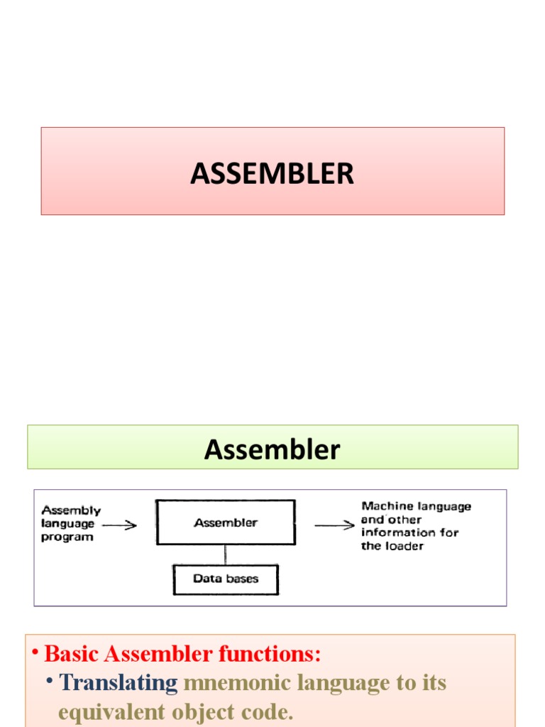 Assembler | PDF | Assembly Language | Computer Engineering