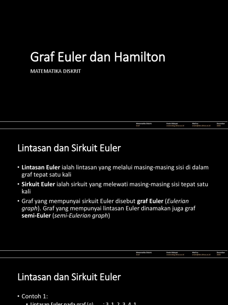 Graf Euler Dan Hamilton | PDF