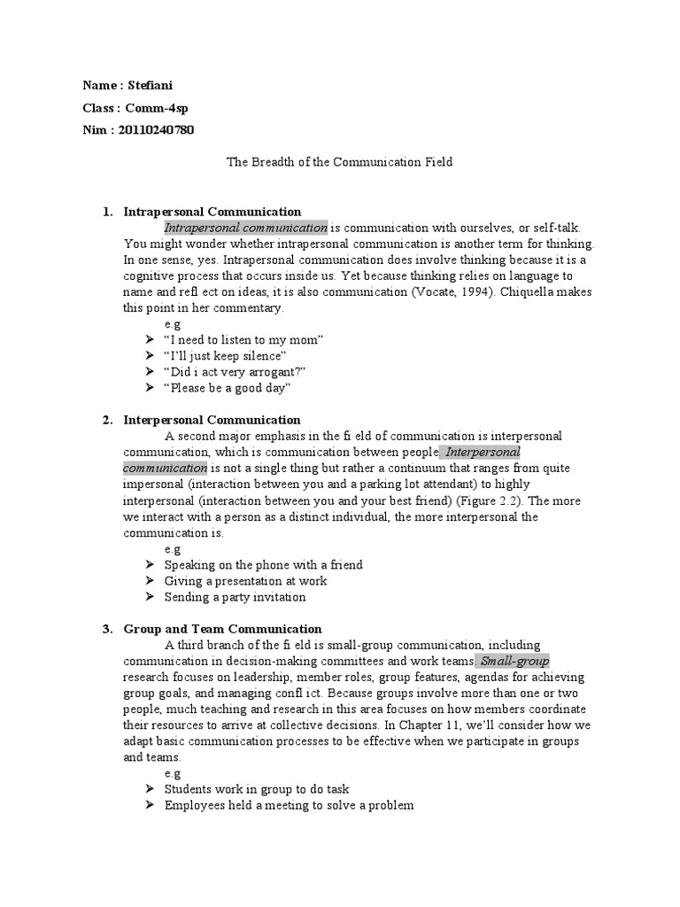 Communication Field | PDF | Popular Culture & Media Studies | Social Media