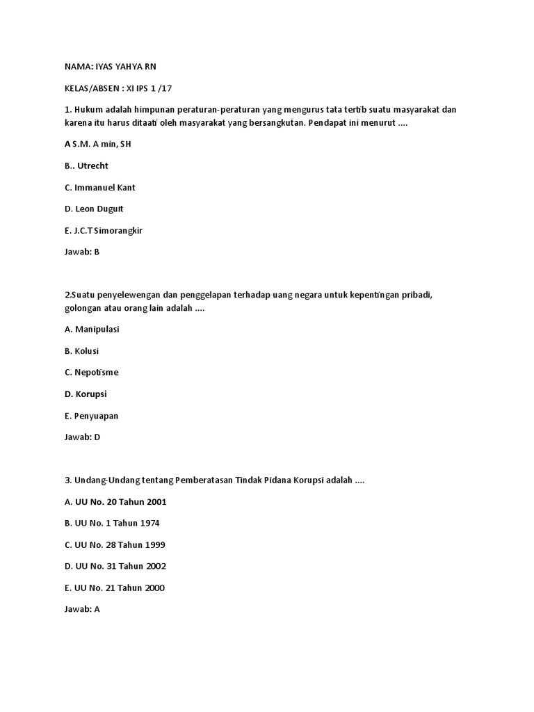 PKN Tugas7 | PDF | Ilmu Sosial
