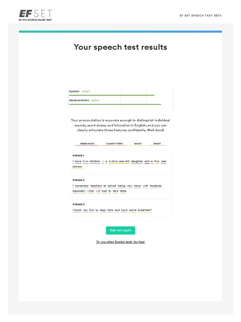 Ef Set Speaking | PDF