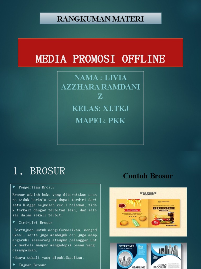 Jenis-Jenis Media Promosi Offline | PDF