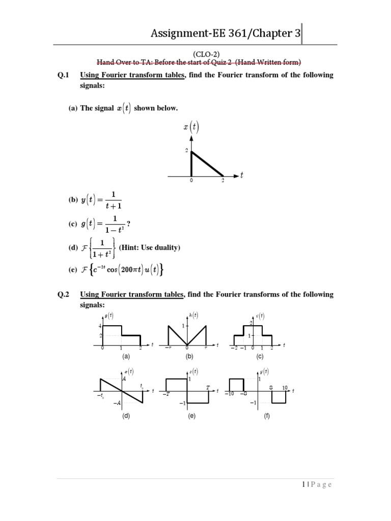 Assignment 3a | PDF | Low Pass Filter | Computer Engineering