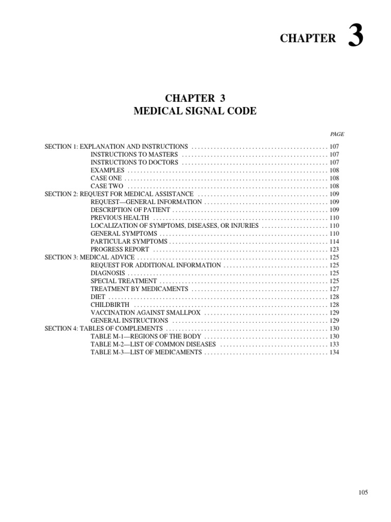 Medical Signal Code | PDF | Clinical Medicine | Medical Specialties