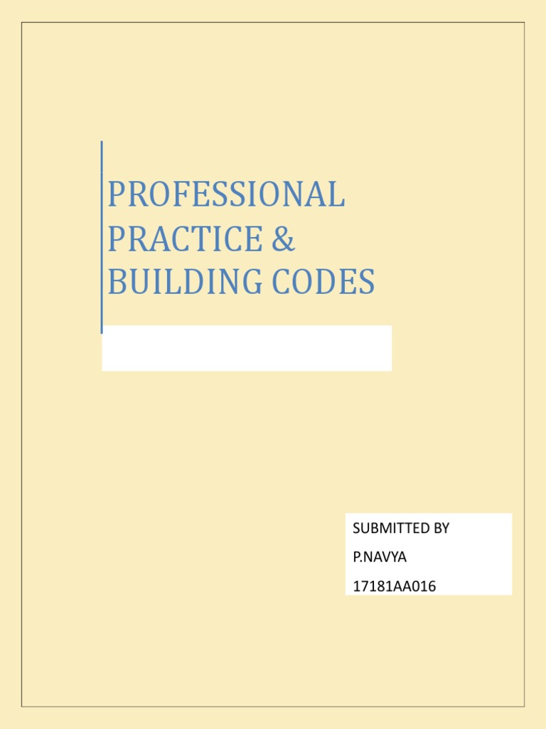 Professional Practice & Building Codes: Topic: Architects Act 1972 ...