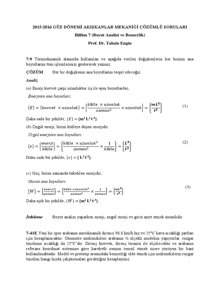 Cozumlu Sorular Bolum 7 | PDF