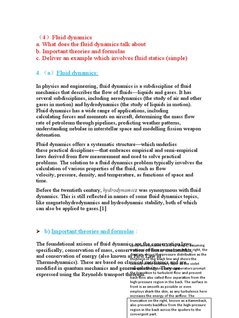 Fluid Dynamics | PDF | Fluid Dynamics | Fluid Mechanics