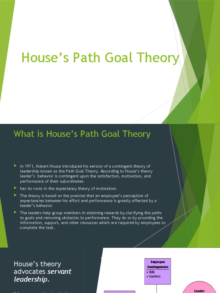 House's Path-Goal Leadership Theory | PDF | Leadership | Leadership